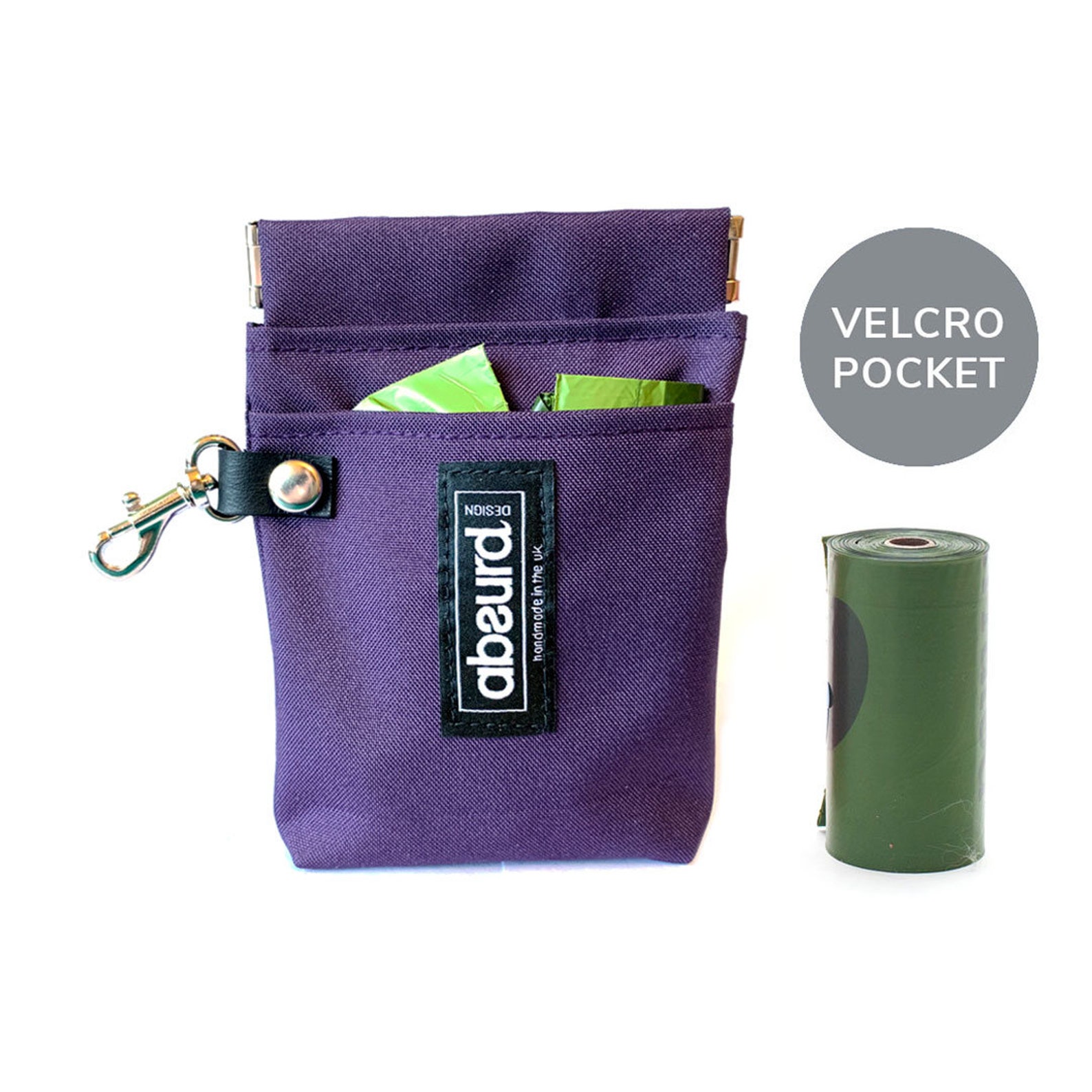Waterproof Treat Pouch With Pocket Poop Bag Holder Stylish - Etsy UK