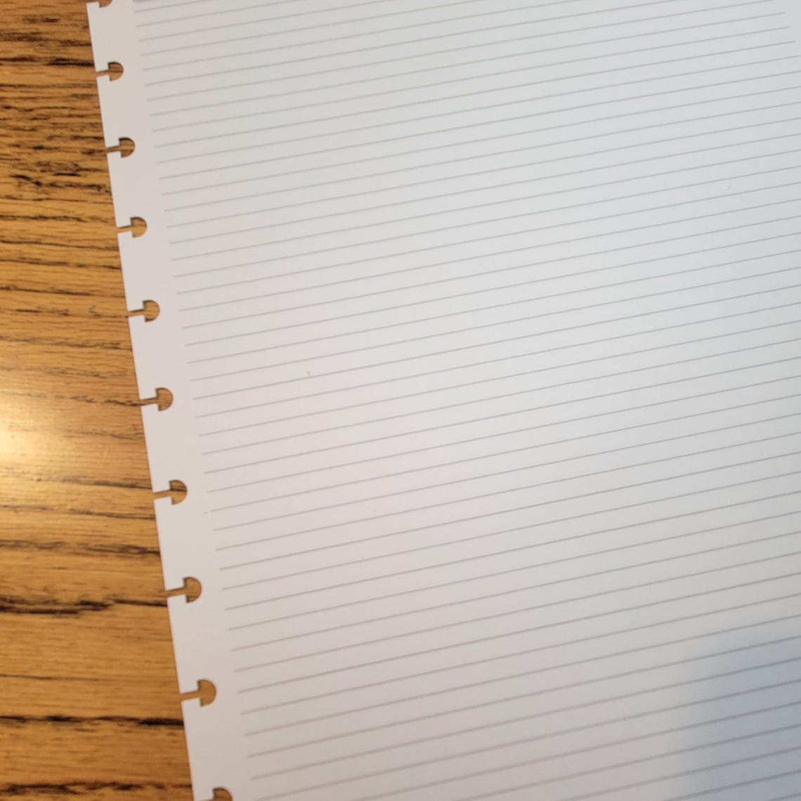 Printable Circa-style Lined Paper for Letter Size Planners, Arc System ...