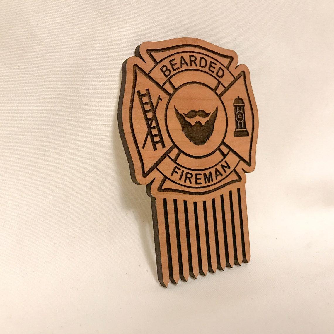 Firefighter/fireman Gift/beard Comb/fireman Gift/maltese - Etsy