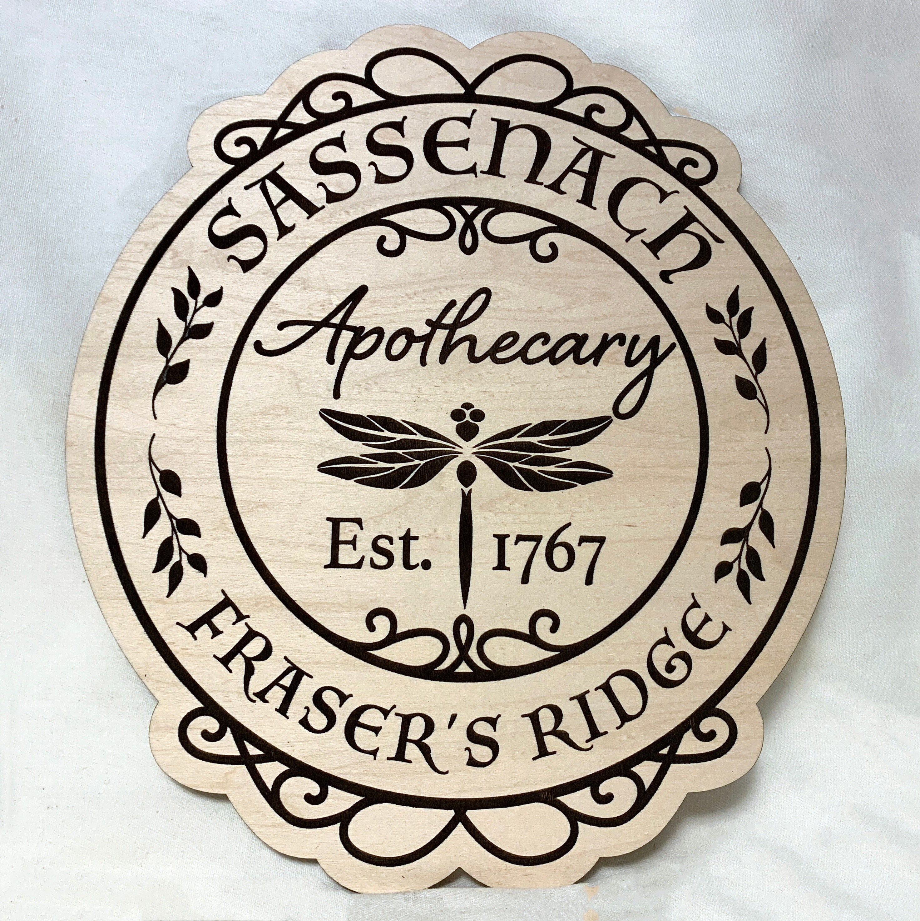 Outlander Sign/outlander Gift/apothecary/scotland/frasers Ridge/jamie ...