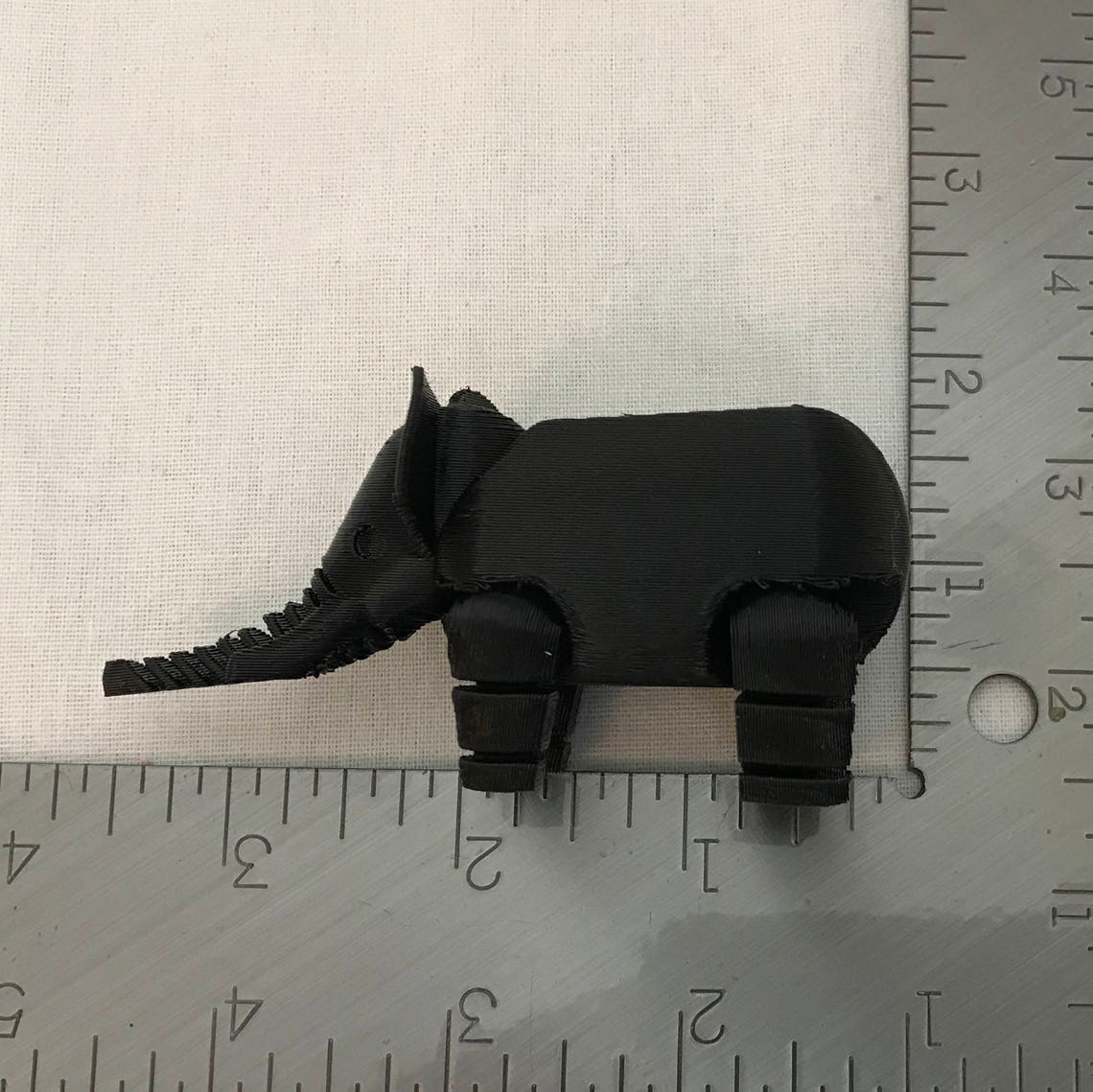 Baby Elephant Toy-small/3d Printed/zoo Animals/zoo Animal Toy/desk Toy ...