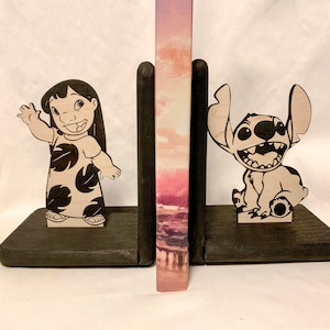 Lilo and Stitch Bookends/gift for Books Lover/nursery Bookends/lilo and ...