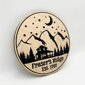 Outlander Sign/outlander Gift/fraser's Ridge/scotland/jamie Fraser ...