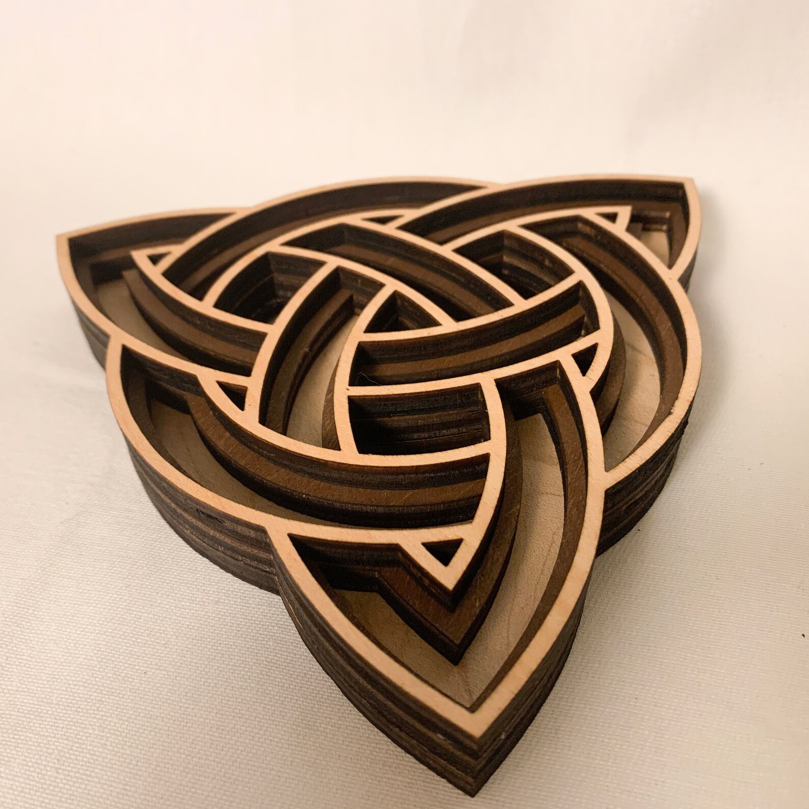 Celtic Knot /trinity Knot/triquetra/wall Art/charmed/celtic Gift/maple ...