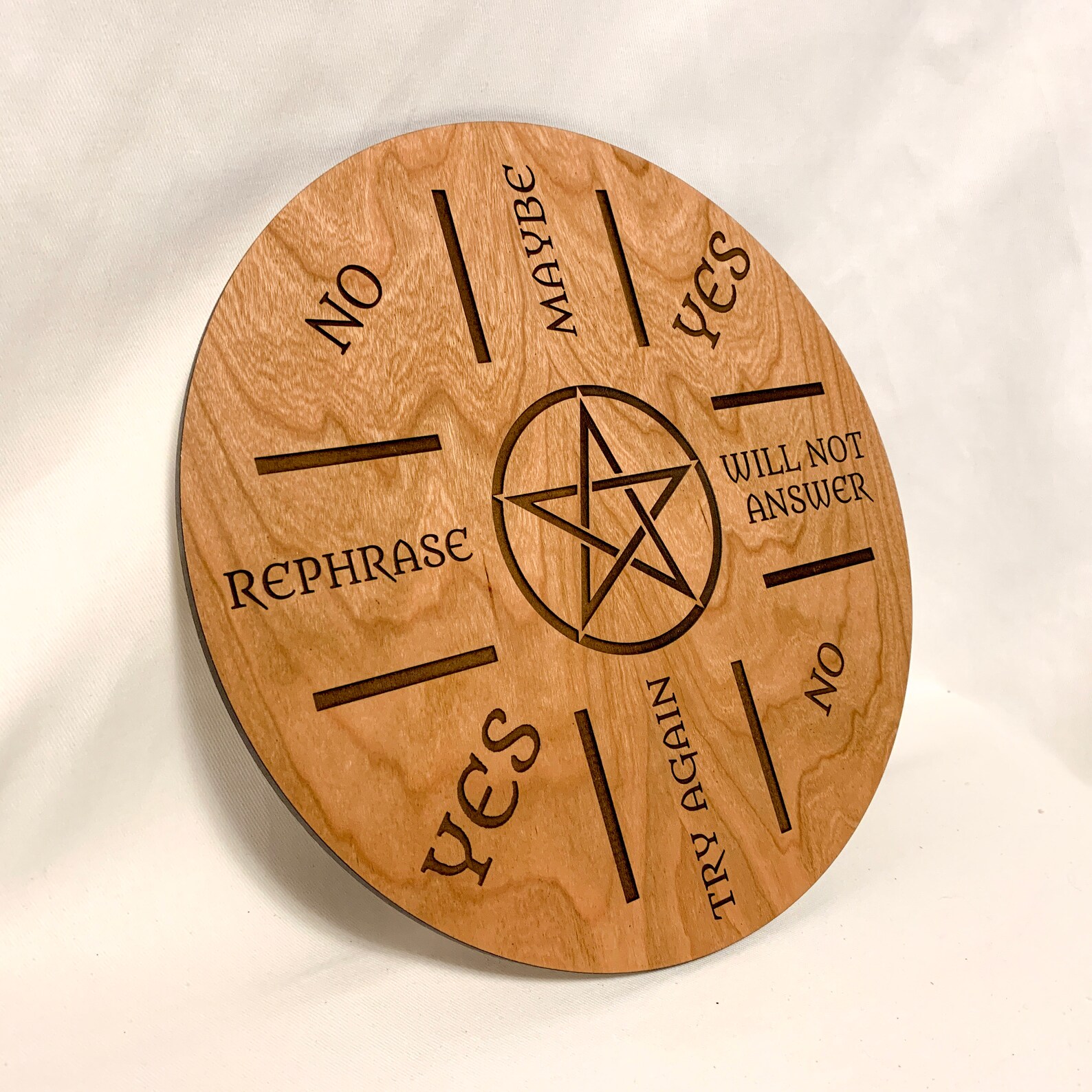 Ouija Board/wood Pendulum Board/wood Spirit Board/halloween Decor ...