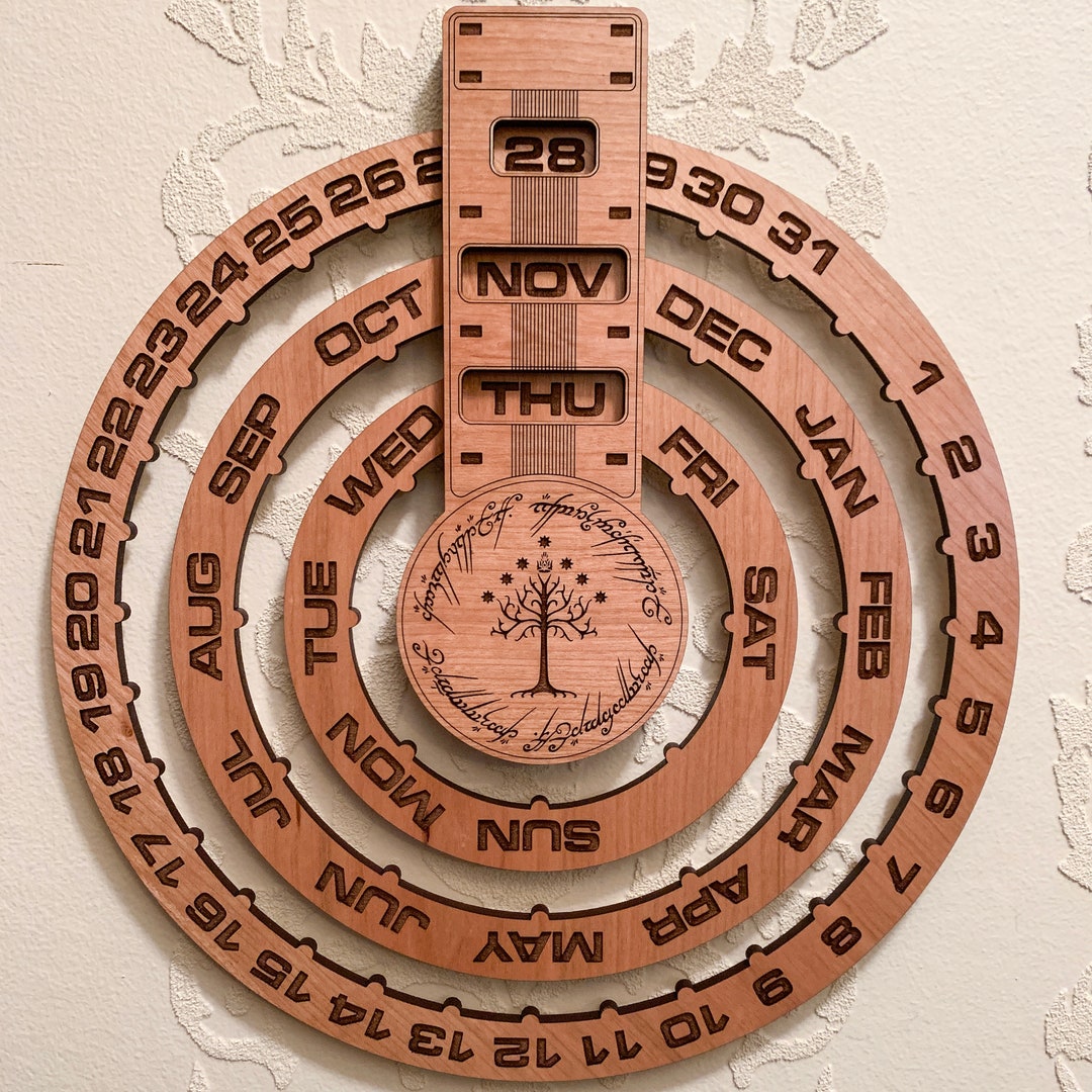 Perpetual Calendar/wooden Calendar/wall Calendar/forever Calendar ...
