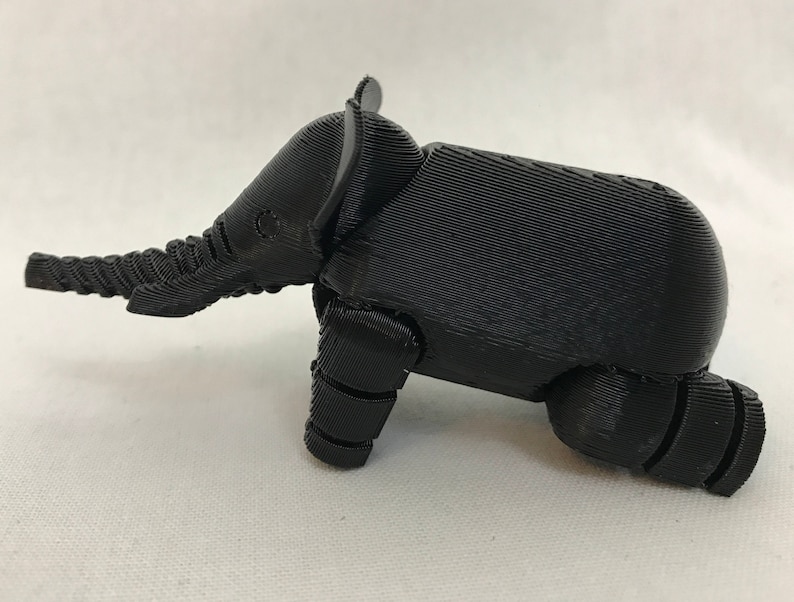 Baby Elephant Toy-small/3d Printed/zoo Animals/zoo Animal Toy/desk Toy ...