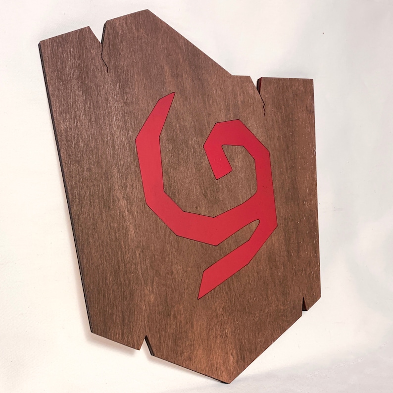 Deku Shield/zelda Shield/video Game Decor/wood Shield/wood Sign/legend ...