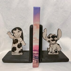 Lilo and Stitch Bookends/gift for Books Lover/nursery Bookends/lilo and ...