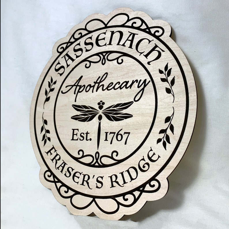 Outlander Sign/outlander Gift/apothecary/scotland/frasers Ridge/jamie ...