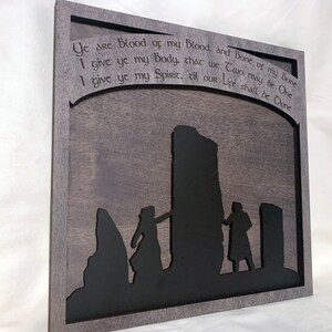 Outlander Sign/outlander Gift/blood of My Blood/scotland/book Shelf ...