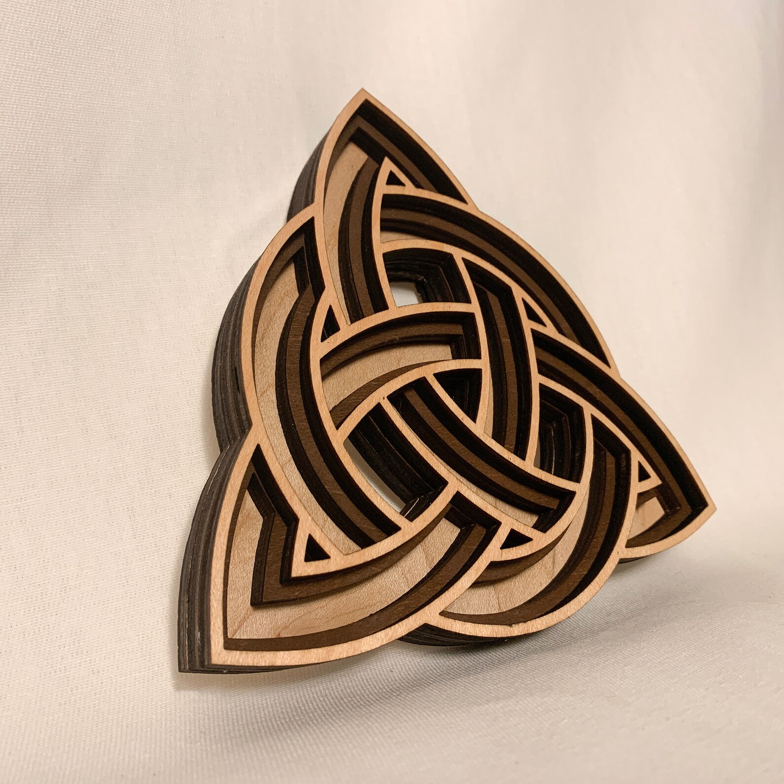 Celtic Knot /trinity Knot/triquetra/wall Art/charmed/celtic Gift/maple ...