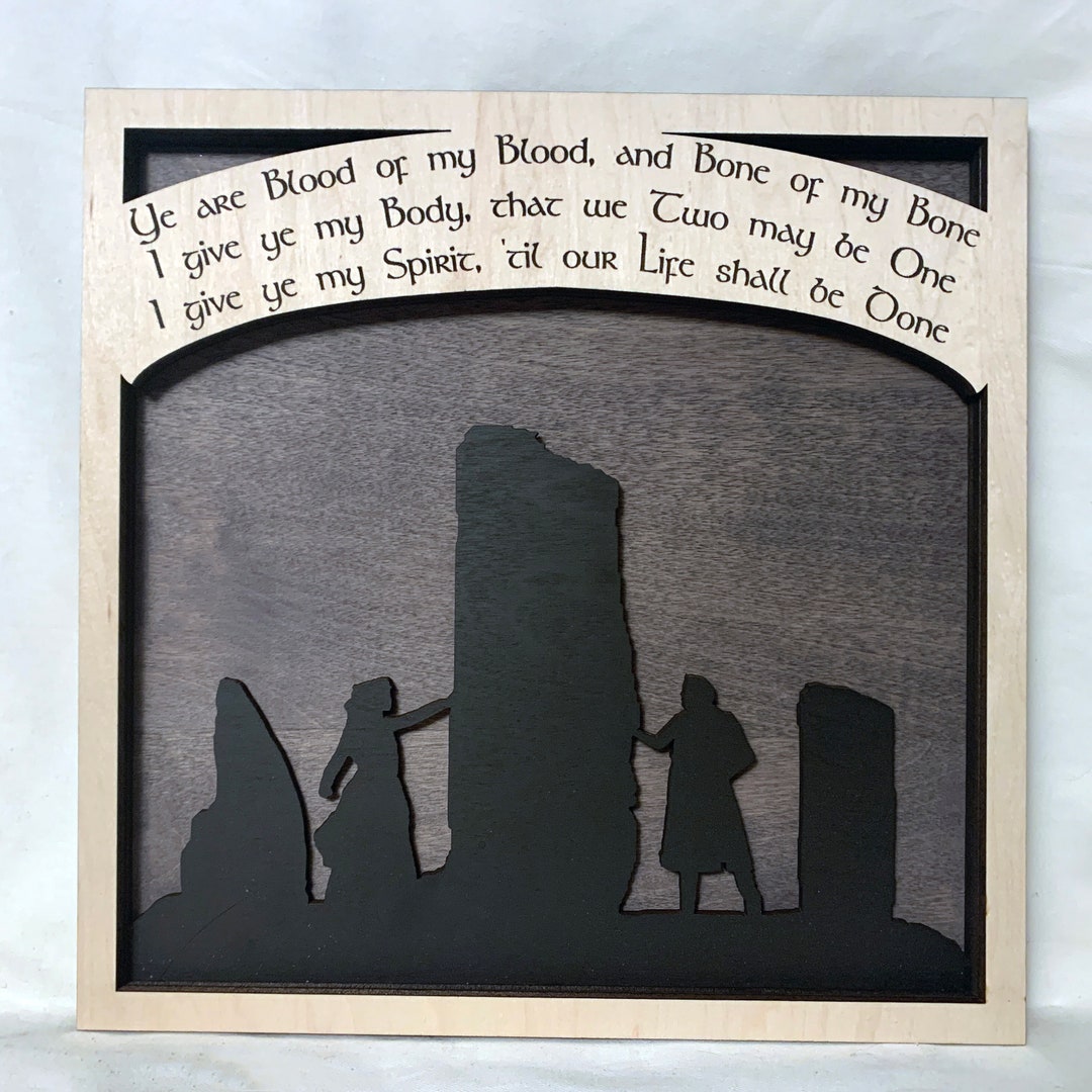 Outlander Sign/outlander Gift/blood of My Blood/scotland/book Shelf ...