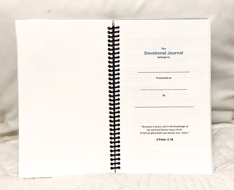 Daily Devotional Journal Bible Study Journal Search the | Etsy