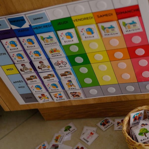 Semainier enfant - Etsy France