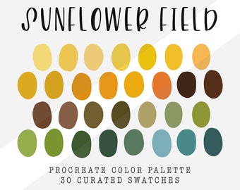 Pastel Sunday | Procreate Color Palette | 30 Color Swatches | iPad ...