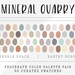 Mineral Quarry Procreate Color Palette Pair 60 Color Swatches iPad ...