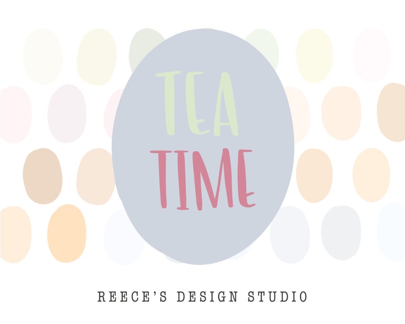 Tea Time | Procreate Color Palette | 30 Color Swatches | iPad Procreate ...