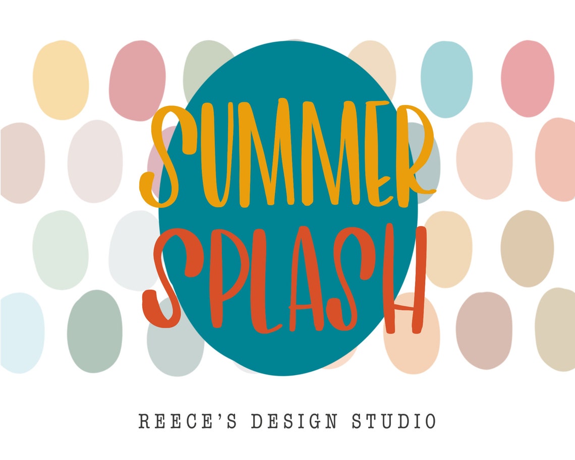 Summer Splash | Procreate Color Palette | 30 Color Swatches | iPad ...