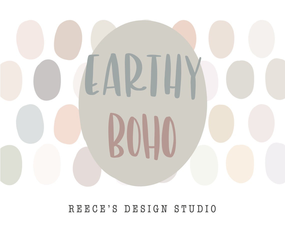 Earthy Boho | Procreate Color Palette | 30 Color Swatches | iPad ...