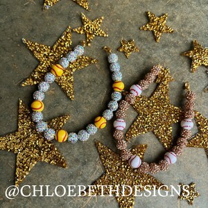 Sports Trucker Hat Chain- Bling Hat Chain, Baseball, Softball, Soccer ...