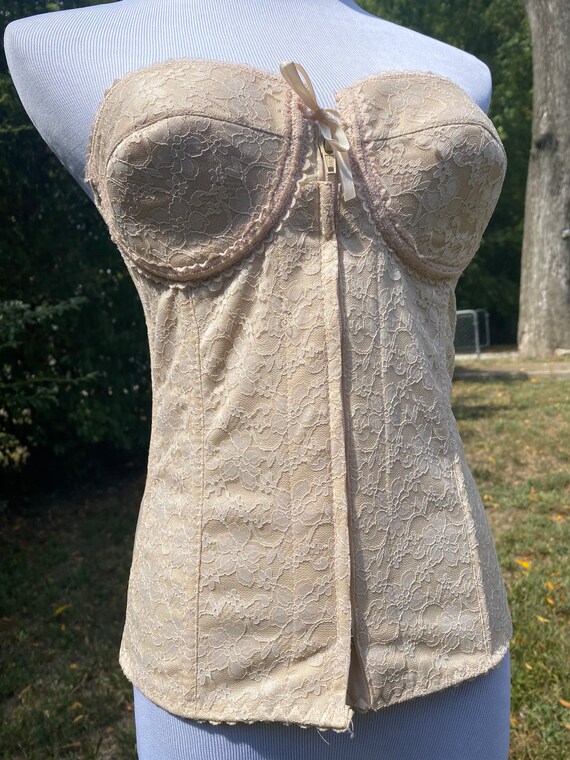 Vintage Longline Corset Bustier Gem