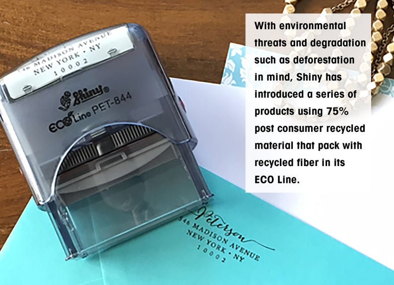 Return Address Stamp Self Inking Address Stamp Personalized - Etsy