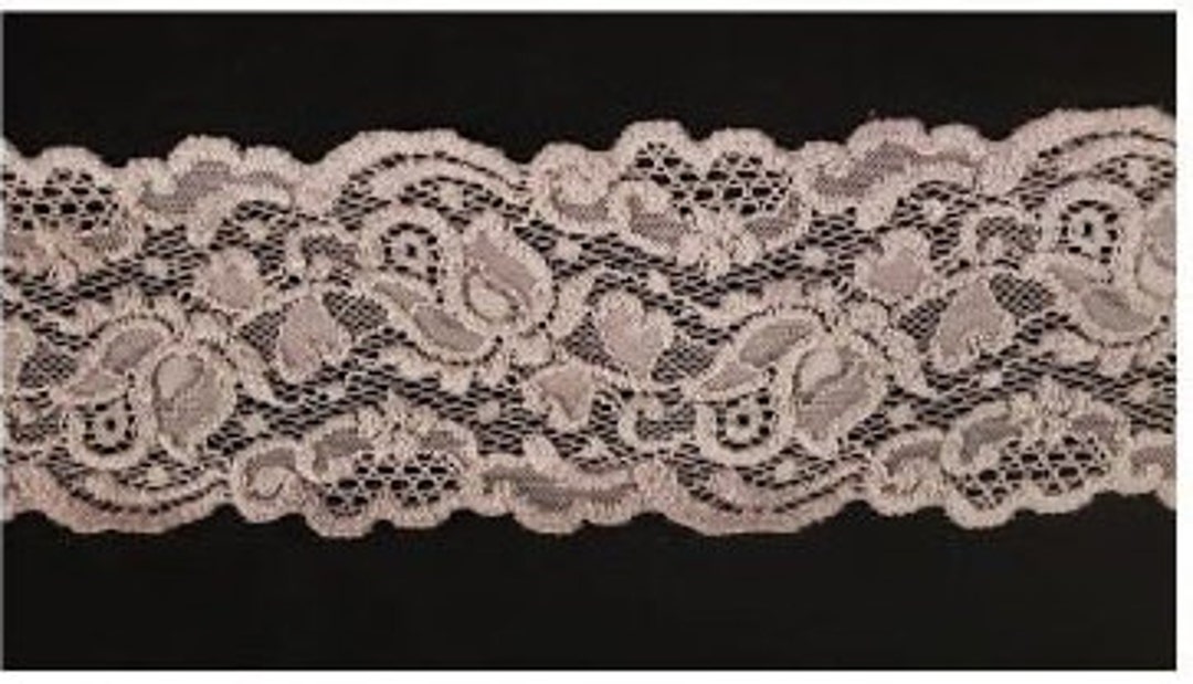 New Calais Lace Textronic Jacquard Lila, 6 Cm, Made in France - Etsy