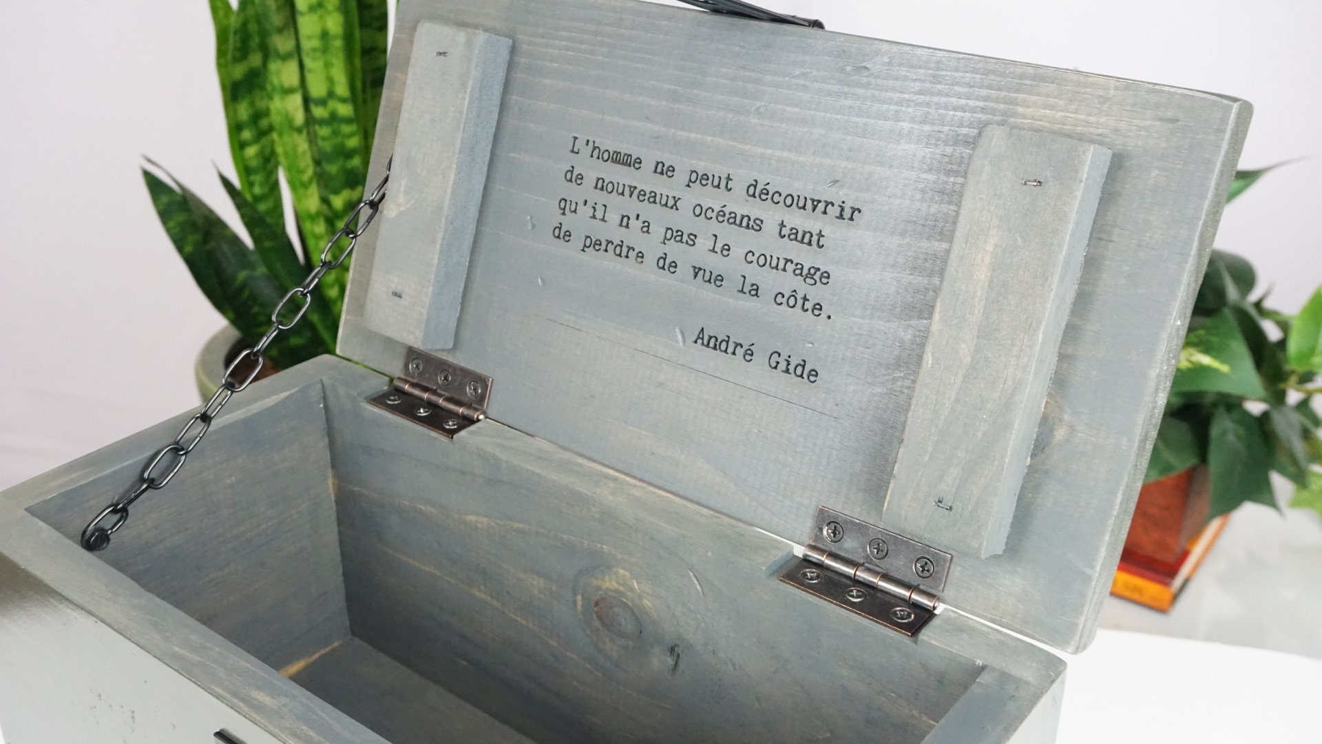 Engraved Wooden Treasure Chest: Rustic Pirate Trunk With Lock - Etsy