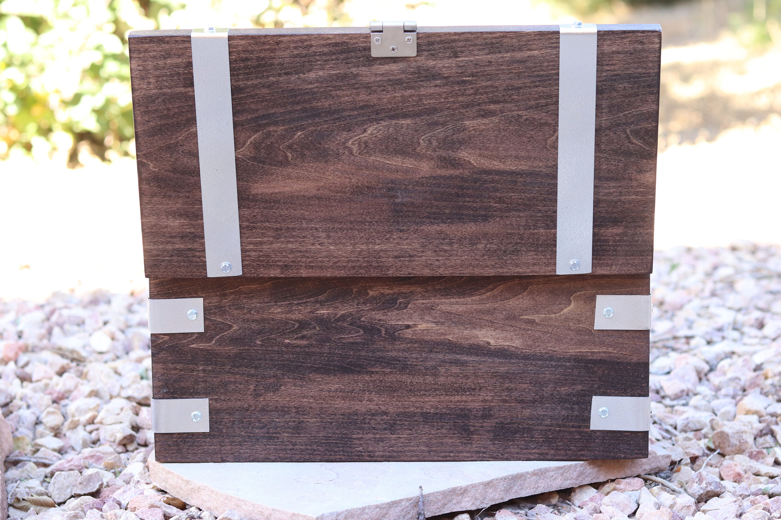 Wooden Keepsak Chest With Lock and Key Wooden Lockable | Etsy