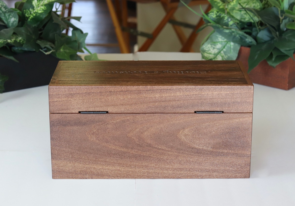 Keepsake Box Personalized Wooden Box Custom Engraved Wood - Etsy