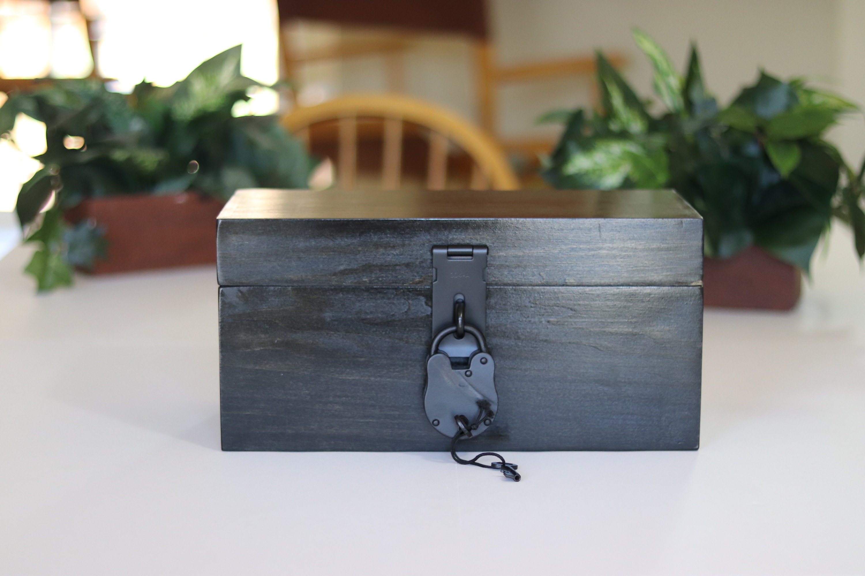 Personalized Laser Engraved Wooden Treasure Chest 14x7x6 chest with ...