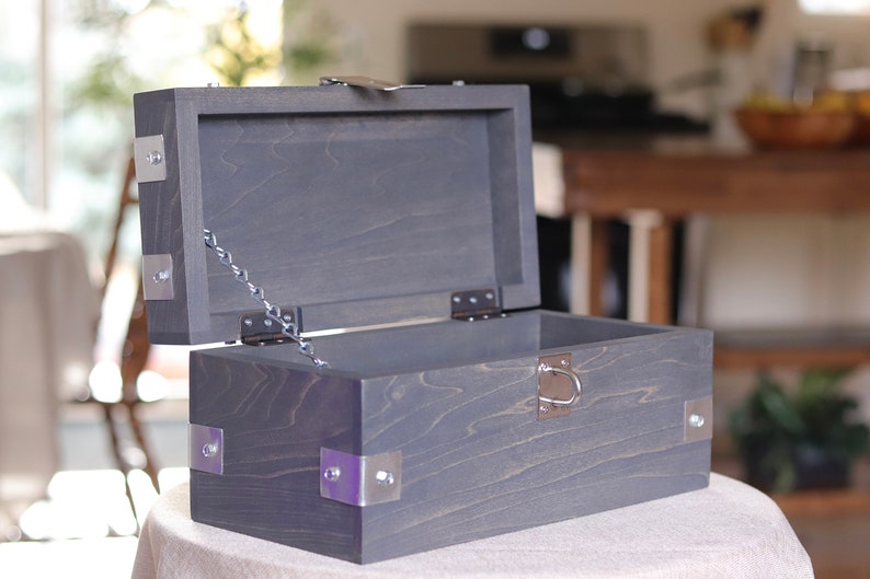 Personalized Wooden Treasure Chest: Nautical Pirate Chest, Handmade USA ...