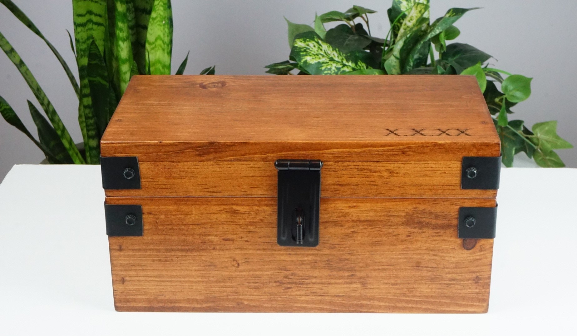 Personalized Wooden Memory Box/chest Sturdy Wooden Chest Used - Etsy ...