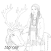 Siberian Yupik Reindeer Herder // Coloring Page // Digital Print for ...
