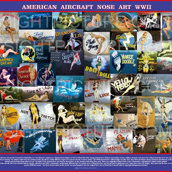 Wwii Nose Art - Etsy