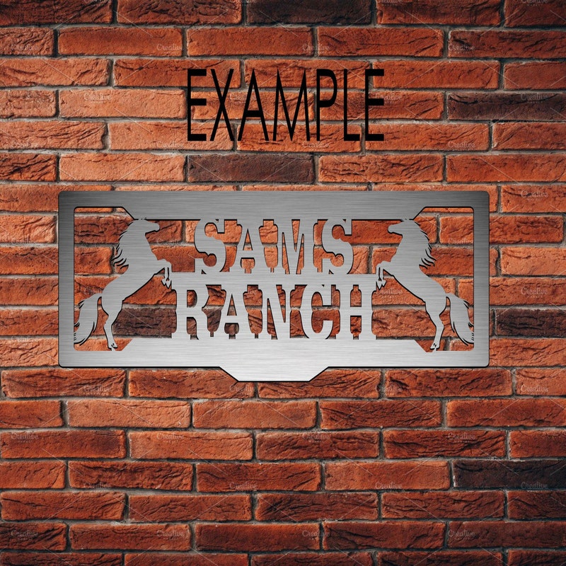 Ranch Sign Dxf - Etsy