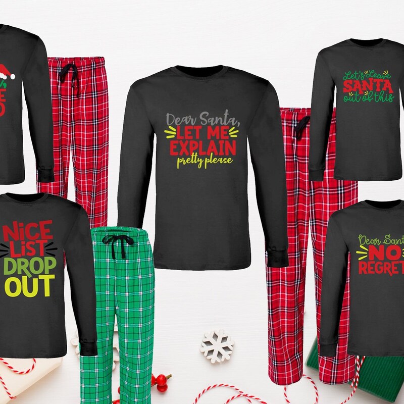Funny Family Christmas Pajamas - Etsy