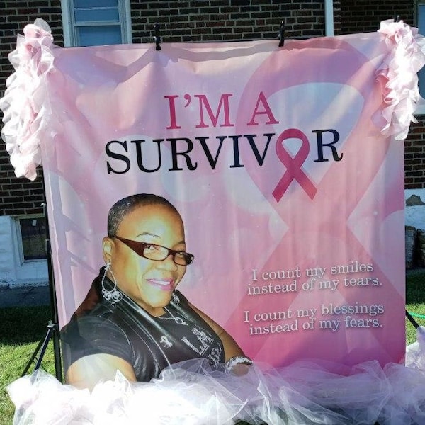 Breast Cancer Photo Backdrops - Etsy