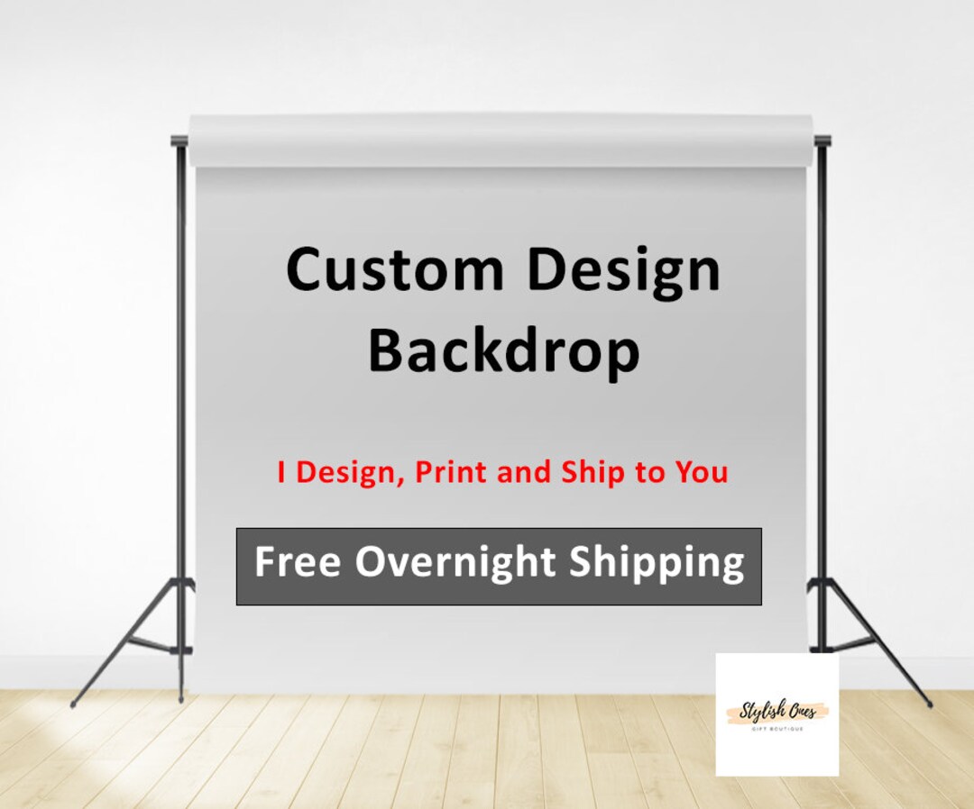 Custom Backdrop for Birthday Parties, Graduations, Weddings, Vinyl Step ...