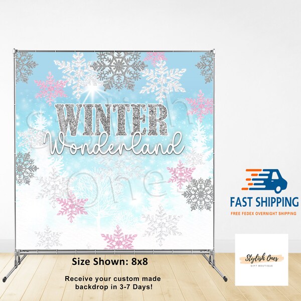 Winter Wonderland Backdrop - Etsy