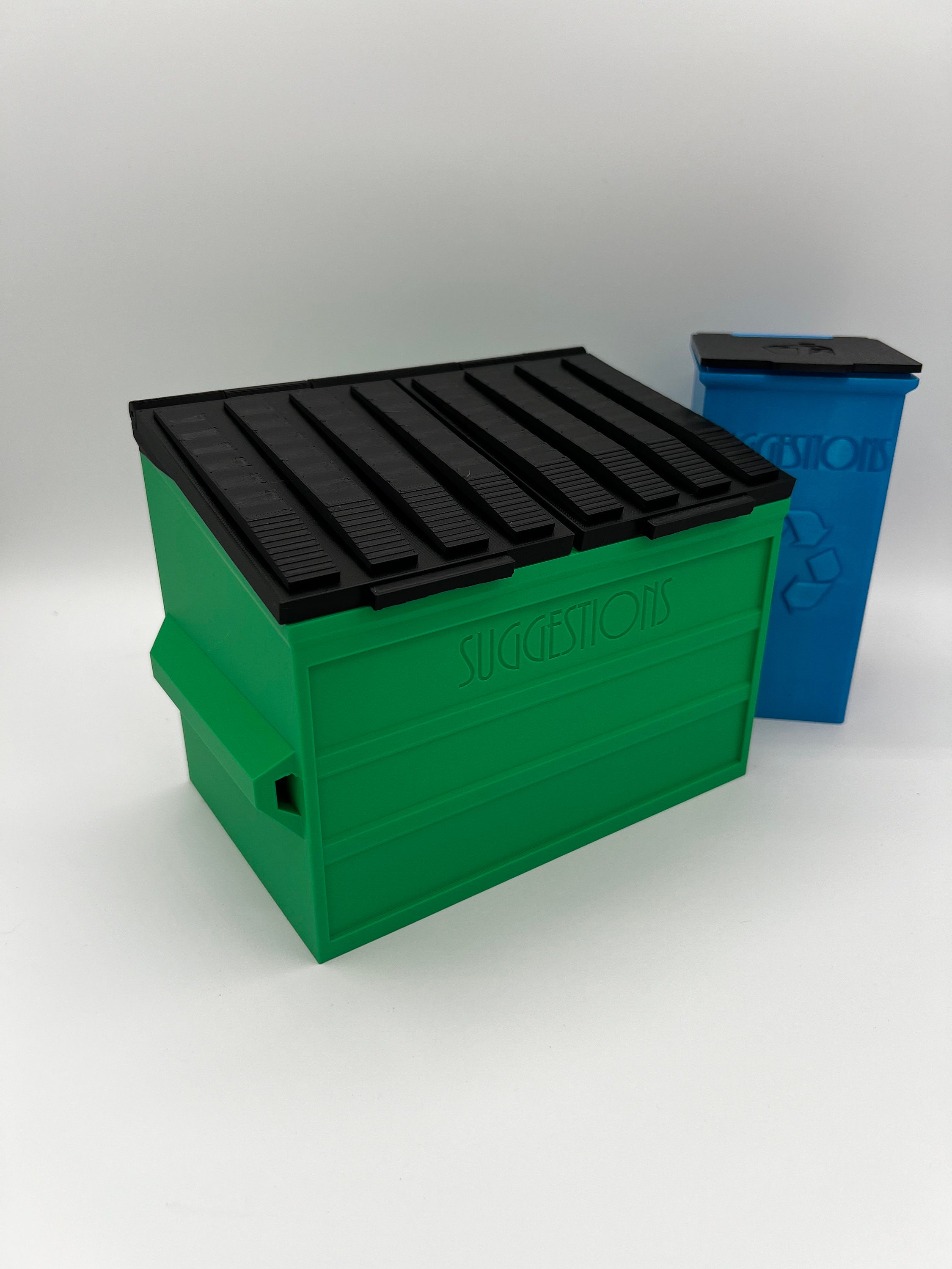 3d-printed Mini Desktop Dumpster: Stylish Organizer for Office Clutter ...