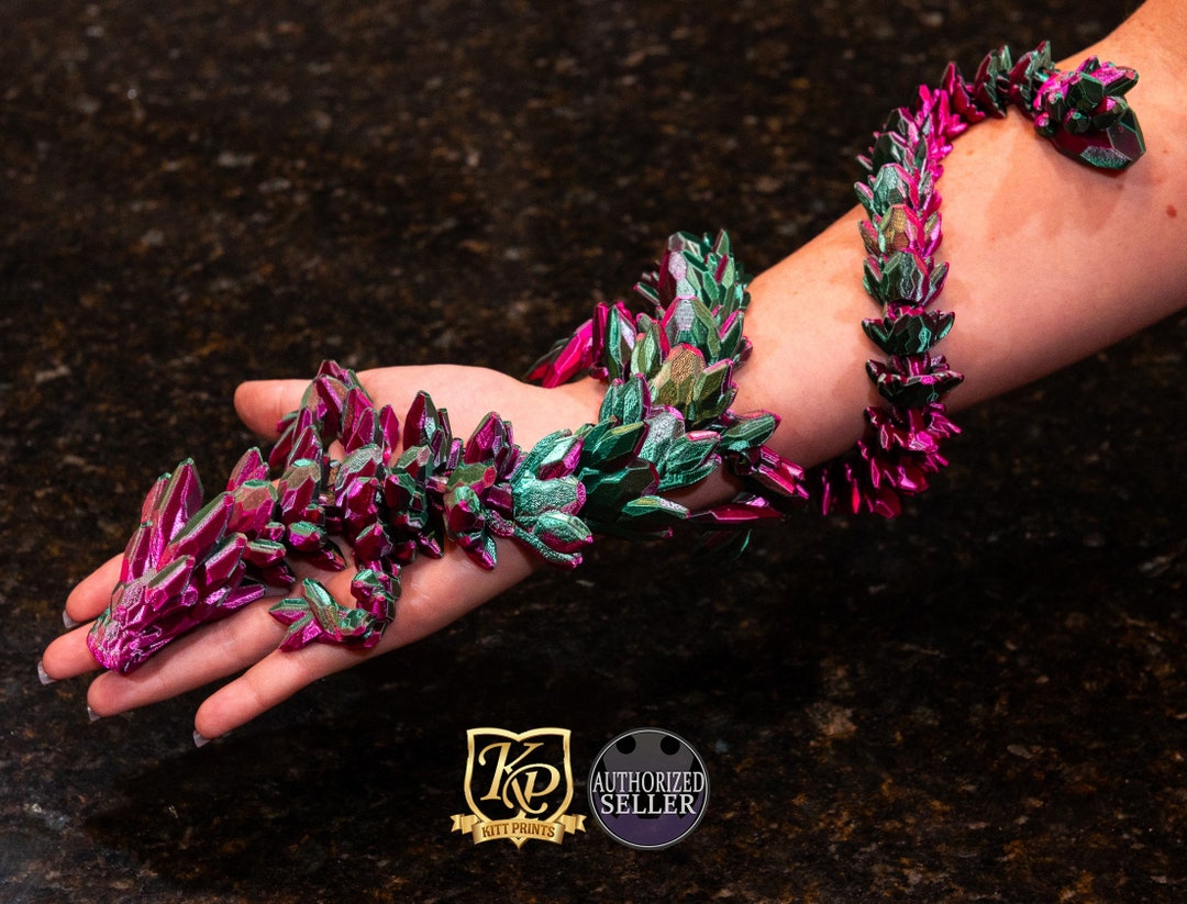 Articulating Gem Dragon Fantasy Art for Home Decor - Etsy