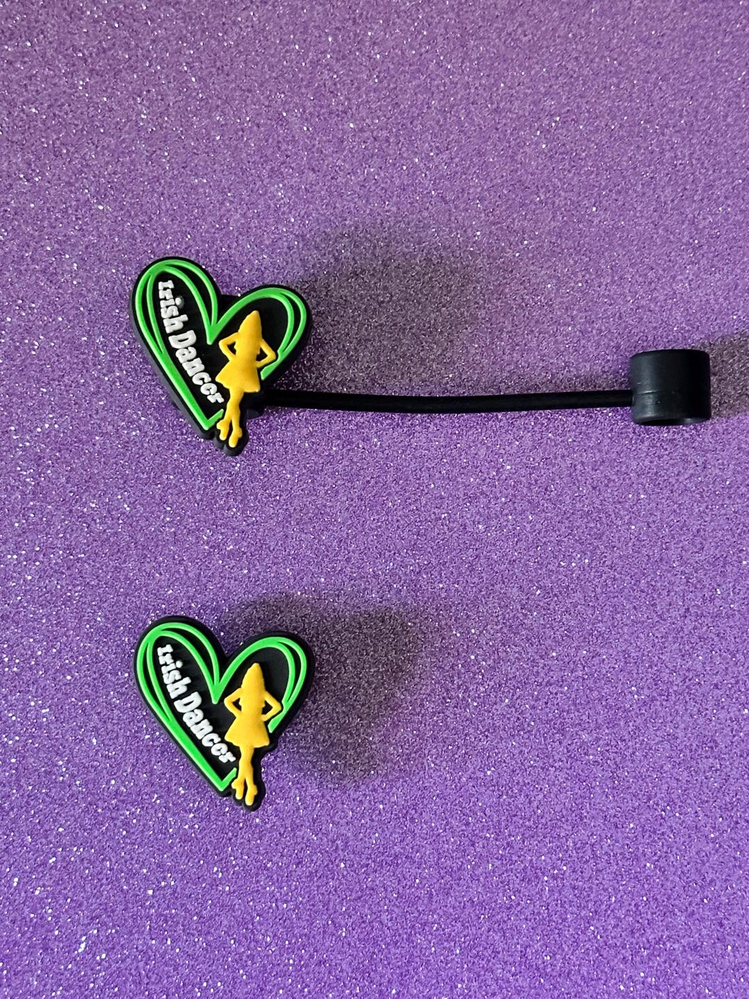 Dance, Irish Dancer Straw Topper and Shoe Charms. Fit 20,30 and 40 Oz ...