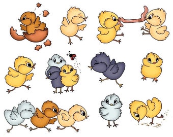 Chicken Stickers Cute - Etsy