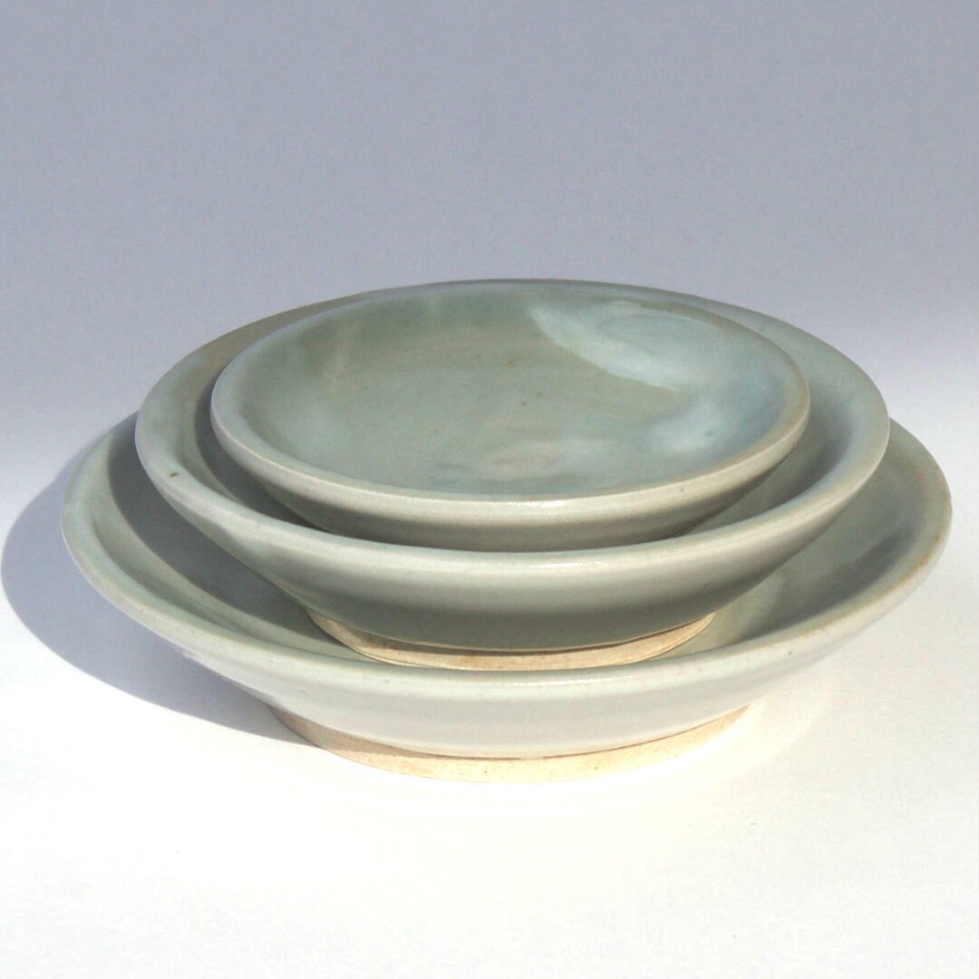 Poquito Ceramic Nesting Plates // Small Ceramic Plates // Ceramic Ring ...