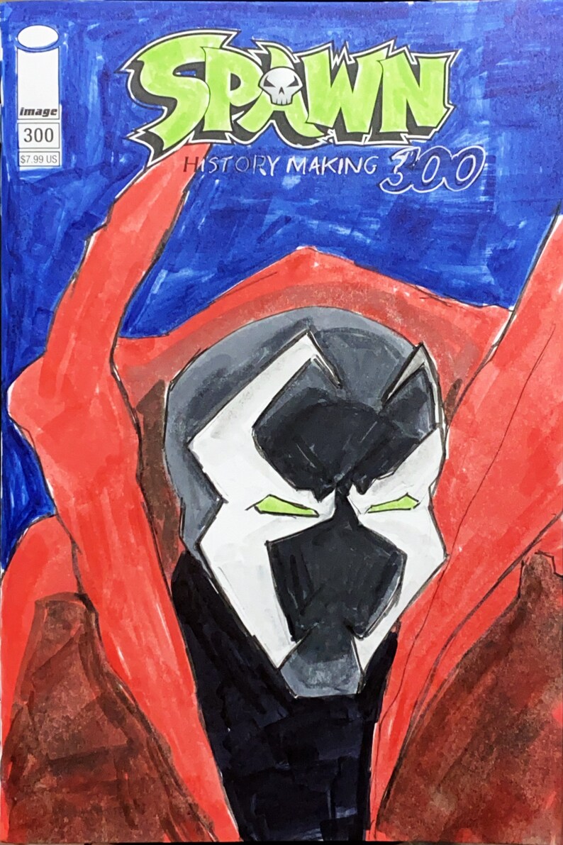 Spawn 300 Sketch Cover - Etsy
