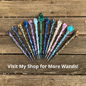 Gray Aura Quartz Wand, 12-13", for Magick, Cosplay, Renaissance ...