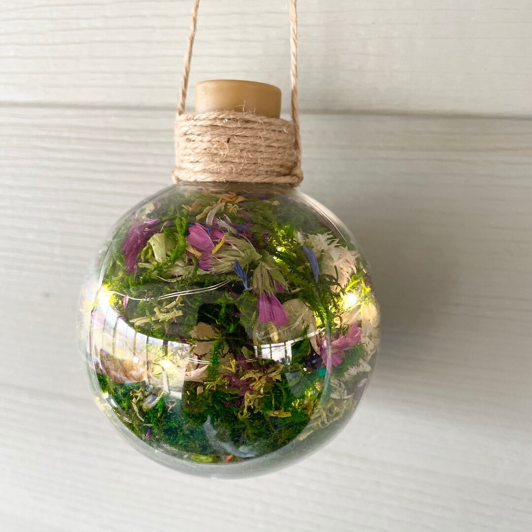 Light up Mystical Glow Orb for PERSEVERANCE With Natural Stones & Herbs ...