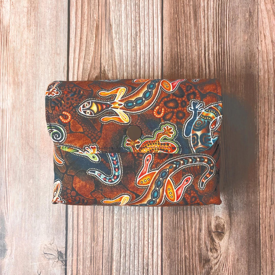 Aboriginal Salamander Tarot/oracle Card Case With Inner Pocket and Snap ...